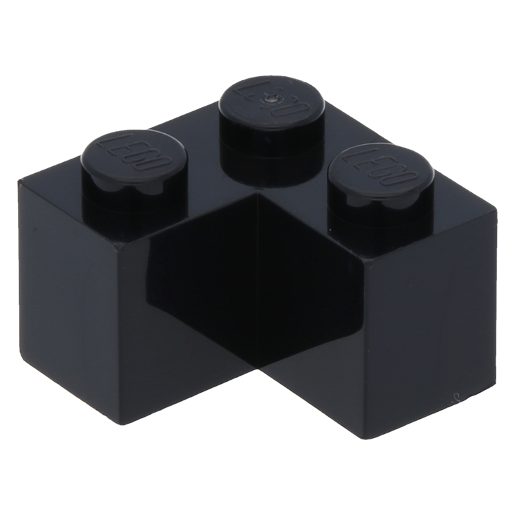 LEGO Einzelteil 2357 - Black Brick 2 x 2 Corner bei BrickScout