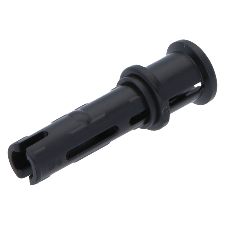 LEGO Einzelteil 32054 - Black Technic, Pin Long with Friction Ridges ...