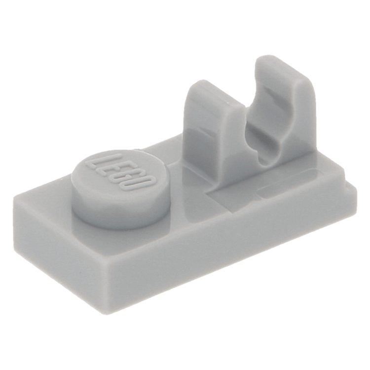 LEGO Einzelteil 92280 - Light Bluish Gray Plate, Modified 1 x 2 with ...
