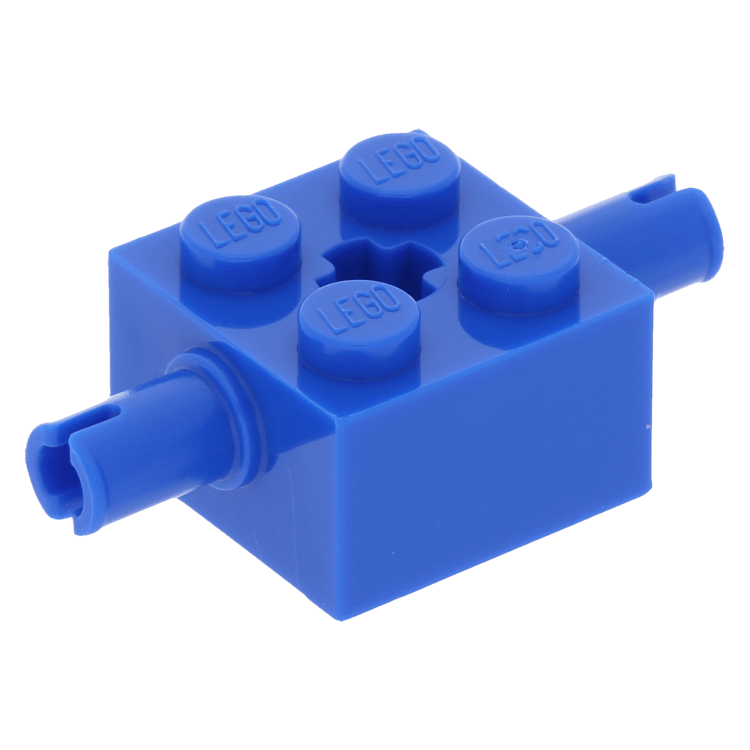 LEGO Einzelteil 30000 - Blue Brick, Modified 2 x 2 with Pins and Axle ...