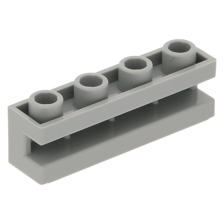 LEGO Einzelteil 2653 - Light Bluish Gray Brick, Modified 1 x 4 with ...