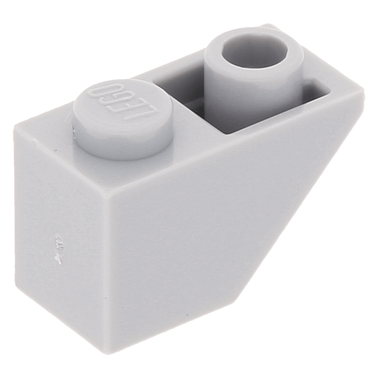 LEGO Einzelteil 3665 - Light Bluish Gray Slope, Inverted 45 2 x 1 bei ...