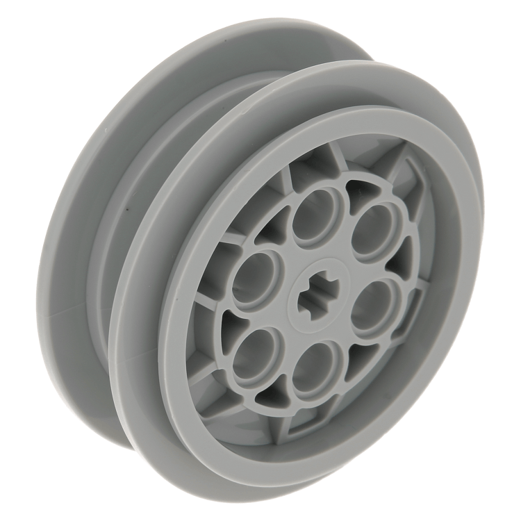LEGO Einzelteil 86652 - Light Bluish Gray Wheel 43.2mm D. x 18mm (flush ...