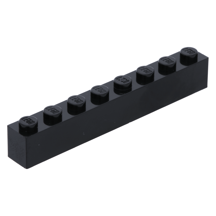 LEGO Einzelteil 3008 - Black Brick 1 x 8 bei BrickScout