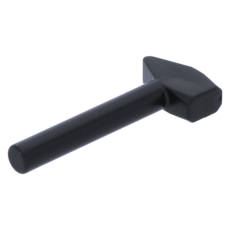 LEGO Einzelteil 4522 - Black Minifig, Utensil Tool Mallet / Hammer bei ...