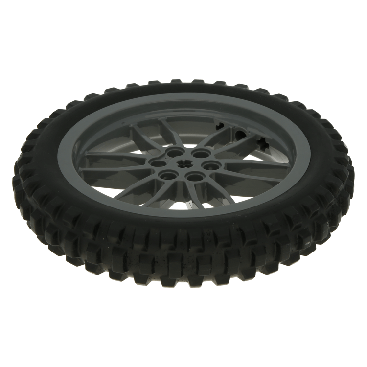 LEGO Einzelteil 88517c02 - Dark Bluish Gray Wheel 75mm D. x 17mm ...