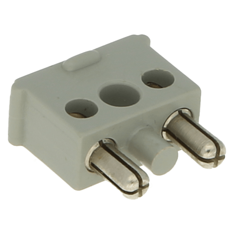 LEGO Einzelteil 766c01 - Light Gray Electric, Connector, 2 Way male ...