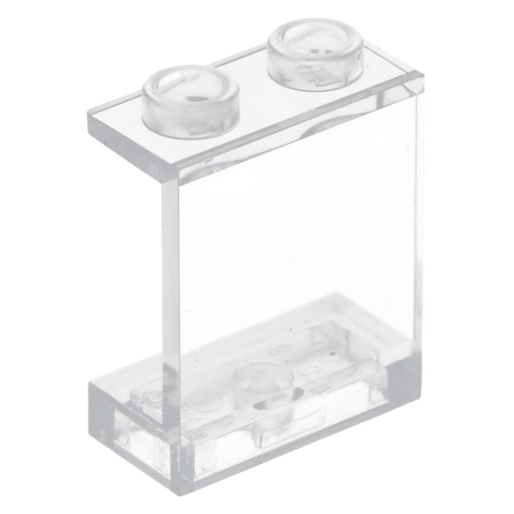 Lego Brick Clear Glass