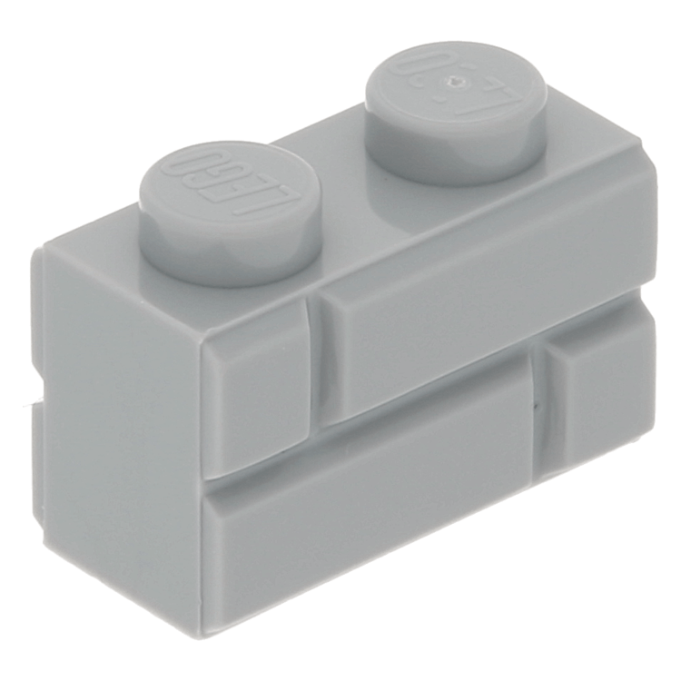 LEGO Einzelteil 98283 - Light Bluish Gray Brick, Modified 1 x 2 with ...