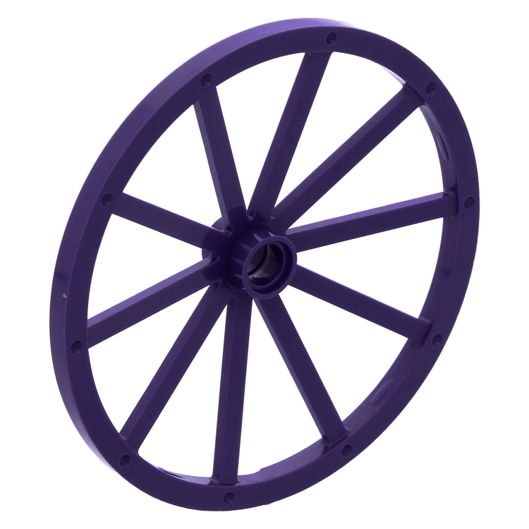 LEGO Einzelteil 33211 - Dark Purple Wheel Wagon Huge (43mm D.) bei ...