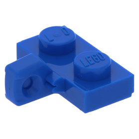 LEGO Einzelteil 44567 - Blue Hinge Plate 1 x 2 Locking with 1 Finger on ...
