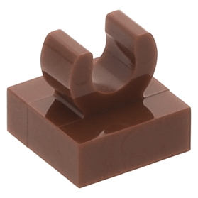 LEGO onderdele 15712 - Reddish Brown Tile, Modified 1 x 1 with Clip ...