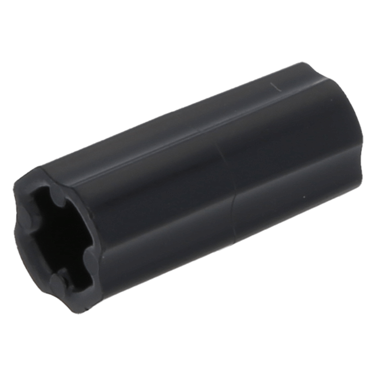 LEGO Einzelteil 6538c - Black Technic, Axle Connector (Smooth with x ...