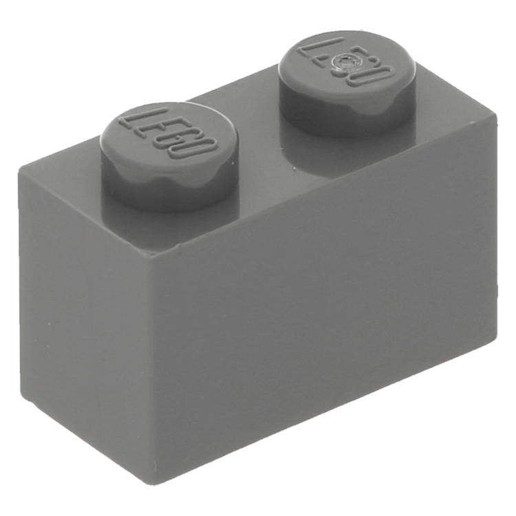 LEGO Einzelteil 3004 - Dark Bluish Gray Brick 1 x 2 bei BrickScout