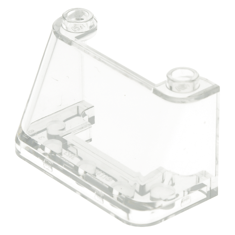 LEGO Einzelteil 3823 - Trans-Clear Windscreen 2 x 4 x 2 bei BrickScout