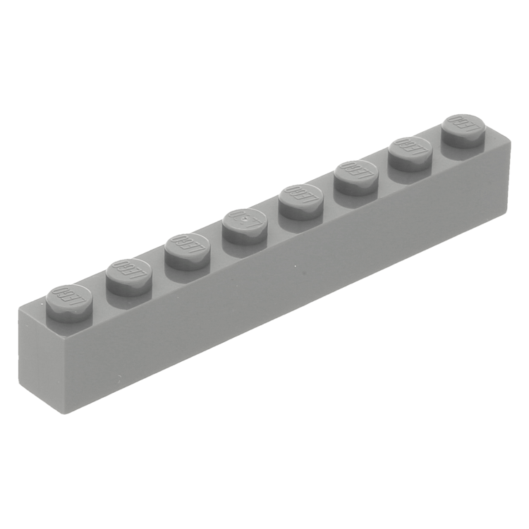 LEGO Einzelteil 3008 - Dark Bluish Gray Brick 1 x 8 bei BrickScout