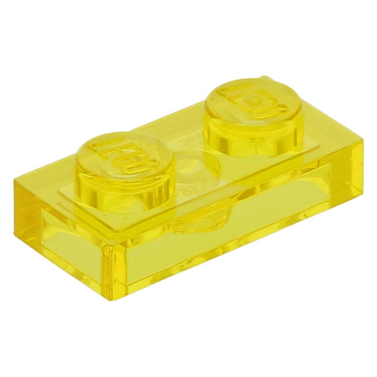 LEGO Einzelteil 3023 - Trans-Yellow Plate 1 x 2 bei BrickScout